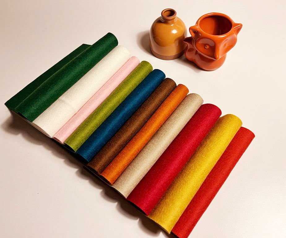 100% Wool felt sheets - 'Woodland Wreath' Collection by Sew Yeah ...